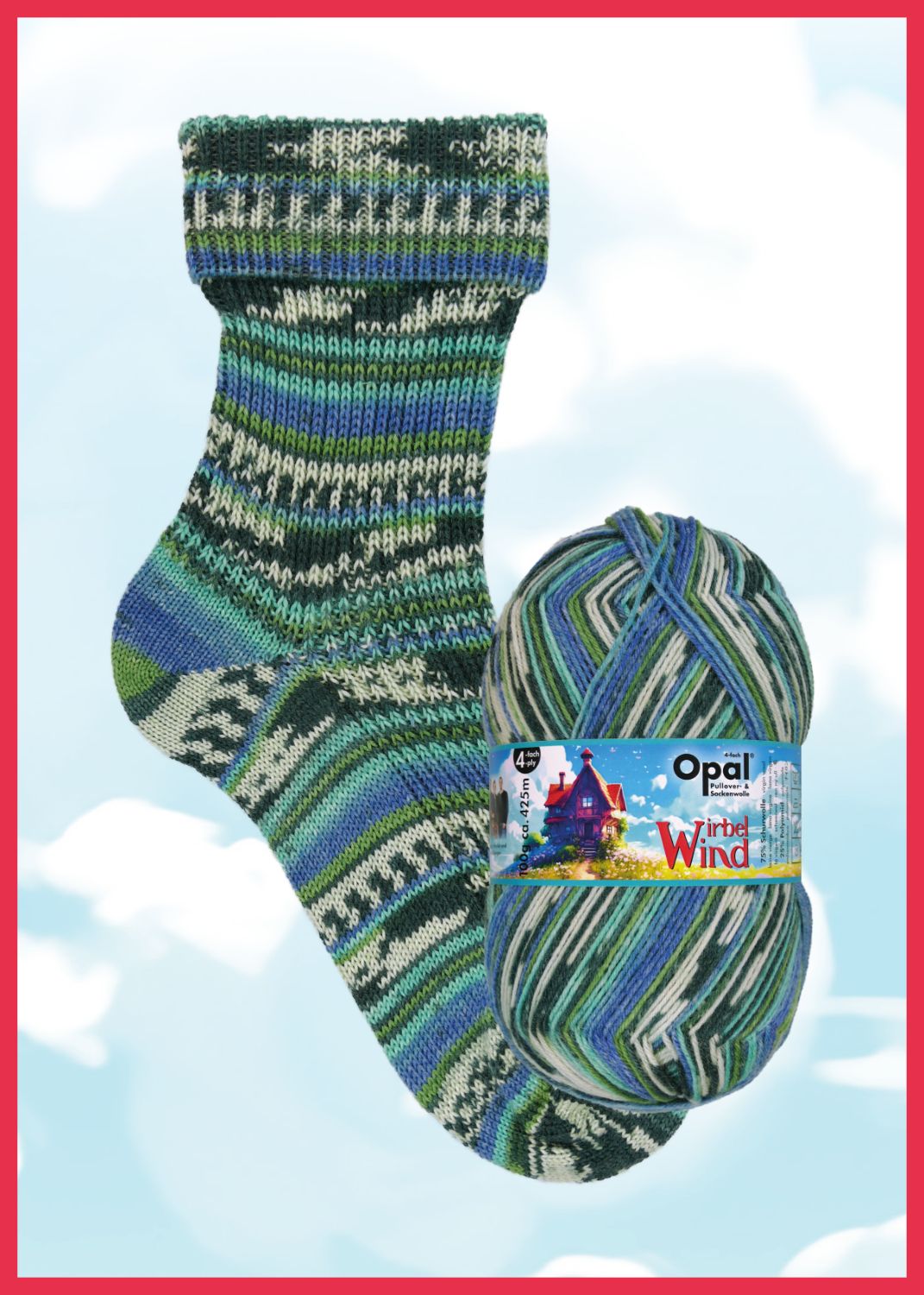 Opal Sock Yarns - Wirbelwind - Yarn Trader