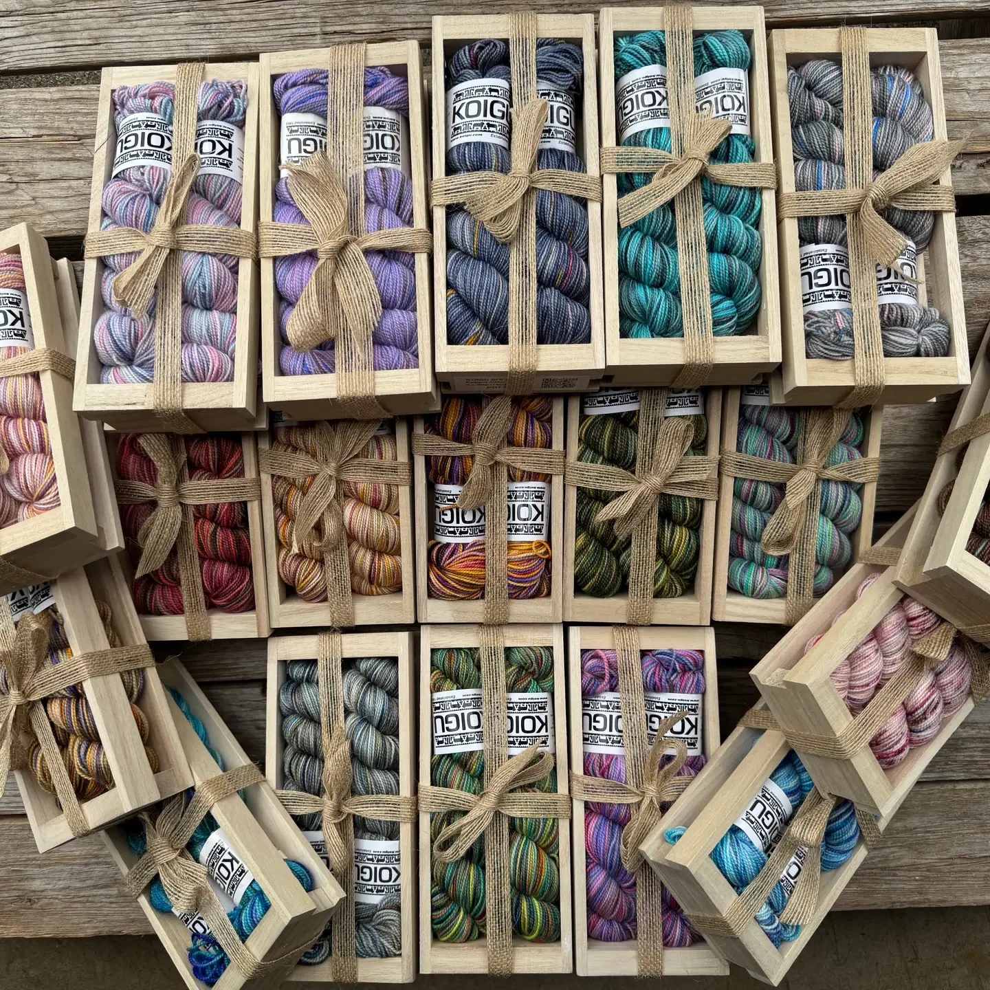 Koigu Wool Sock Crates - Yarn Trader